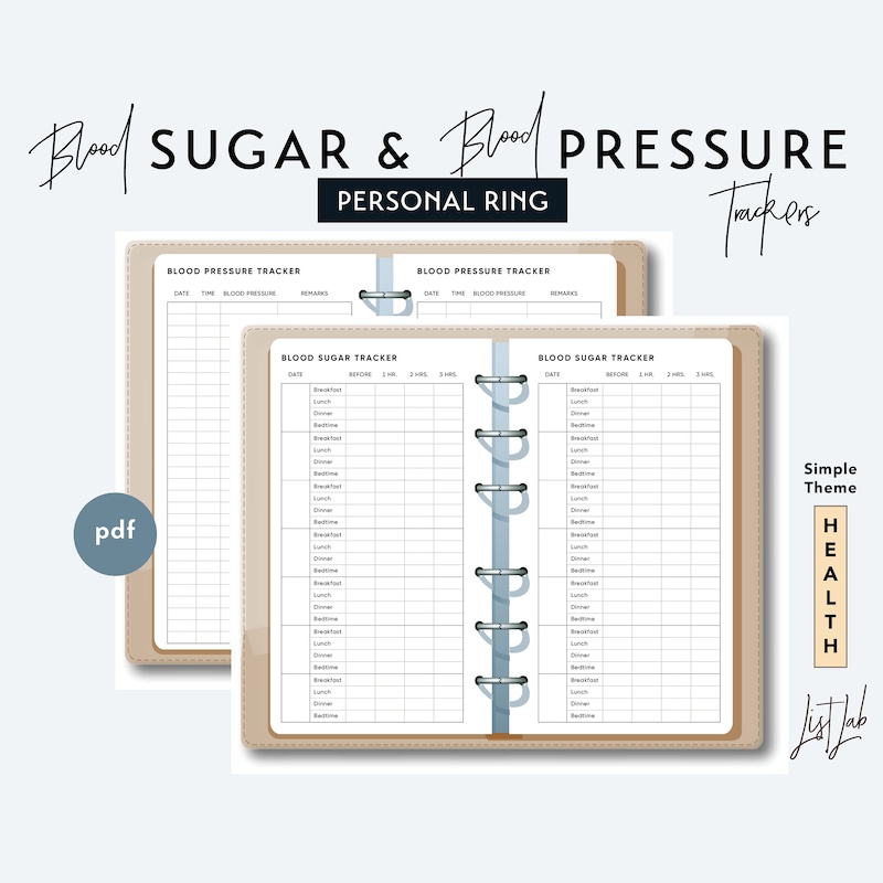 Blood Sugar Tracker - Etsy