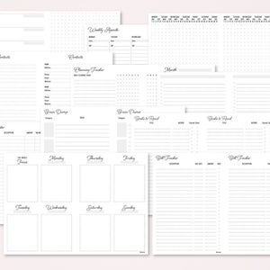 B6 Size Traveler's Notebook COMPLETE Inserts Bundle - Printable PDF ...