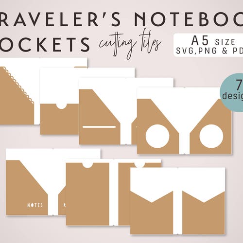 TN B6 ENVELOPES SVG Die Cutting Files 7 Designs for - Etsy