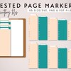 MINI STICKY Notes Printable PDF Fits 1.5in by 2in Notepads - Etsy