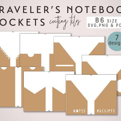 TN B6 ENVELOPES SVG Die Cutting Files 7 Designs for - Etsy