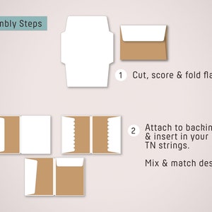 TN B6 ENVELOPES - SVG Die Cutting Files (7 Designs) for Traveler's ...