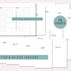 B6 SLIM Size Traveler's Notebook COMPLETE Inserts Bundle - Printable ...