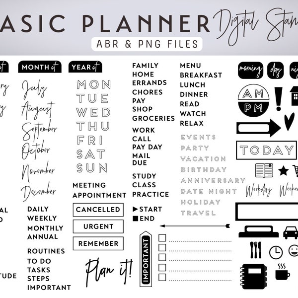 Planner Stamps - Etsy