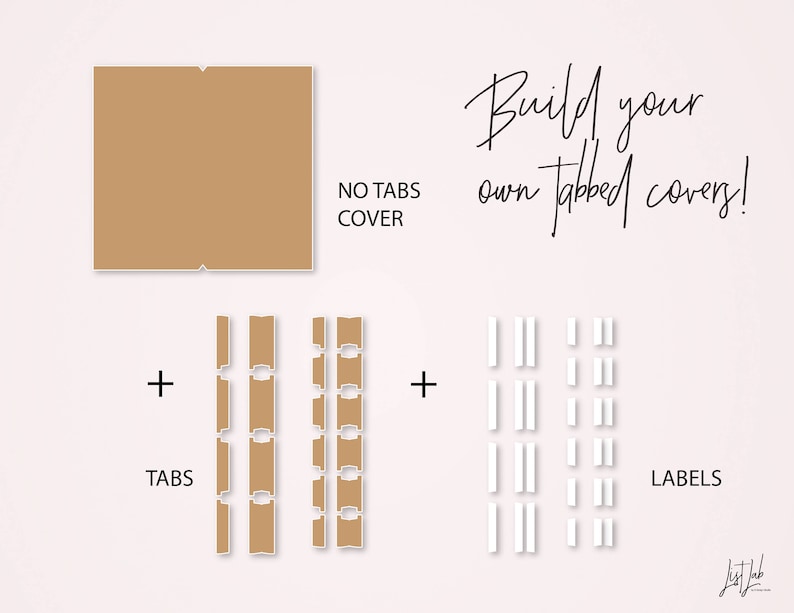 TN Standard Size SIDE Tabbed Covers Kit – Die Cutting Files - Svg, Png ...