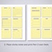 STICKY NOTES Printable PDF Fits 3in by 3in Notepads - Etsy