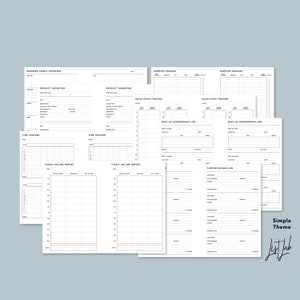 Mini Disc SMALL BUSINESS KIT | Printable Discbound Inserts Set | Pdf ...