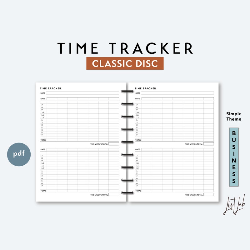 Time Tracker - Etsy