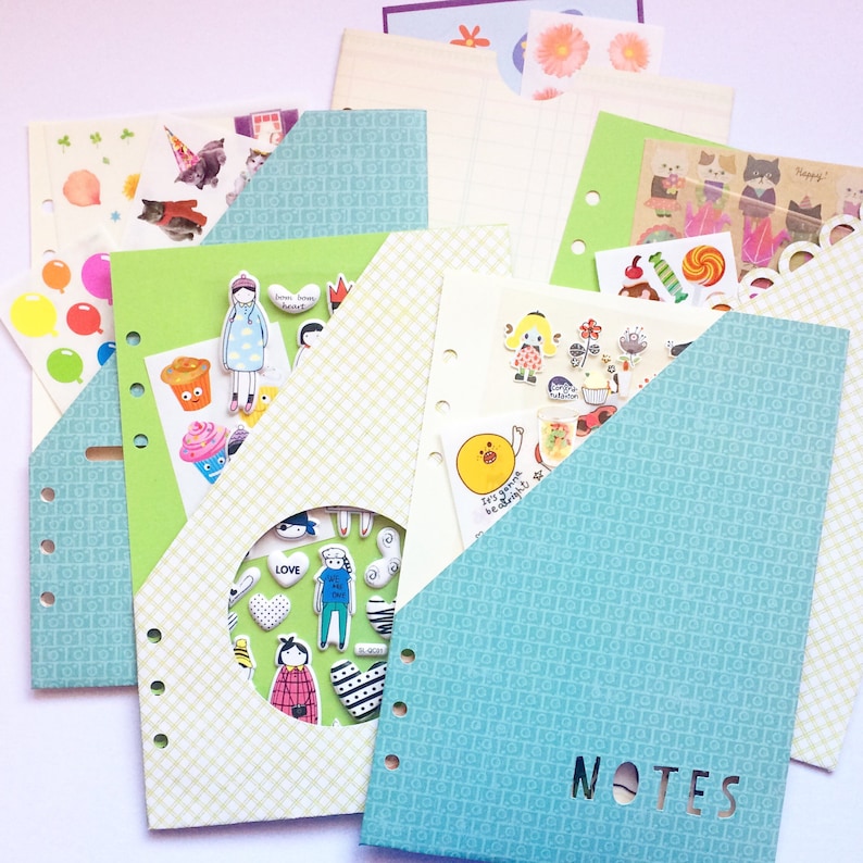 A5 PLANNER POCKETS Die Cutting Files Set 7 Designs Svg - Etsy