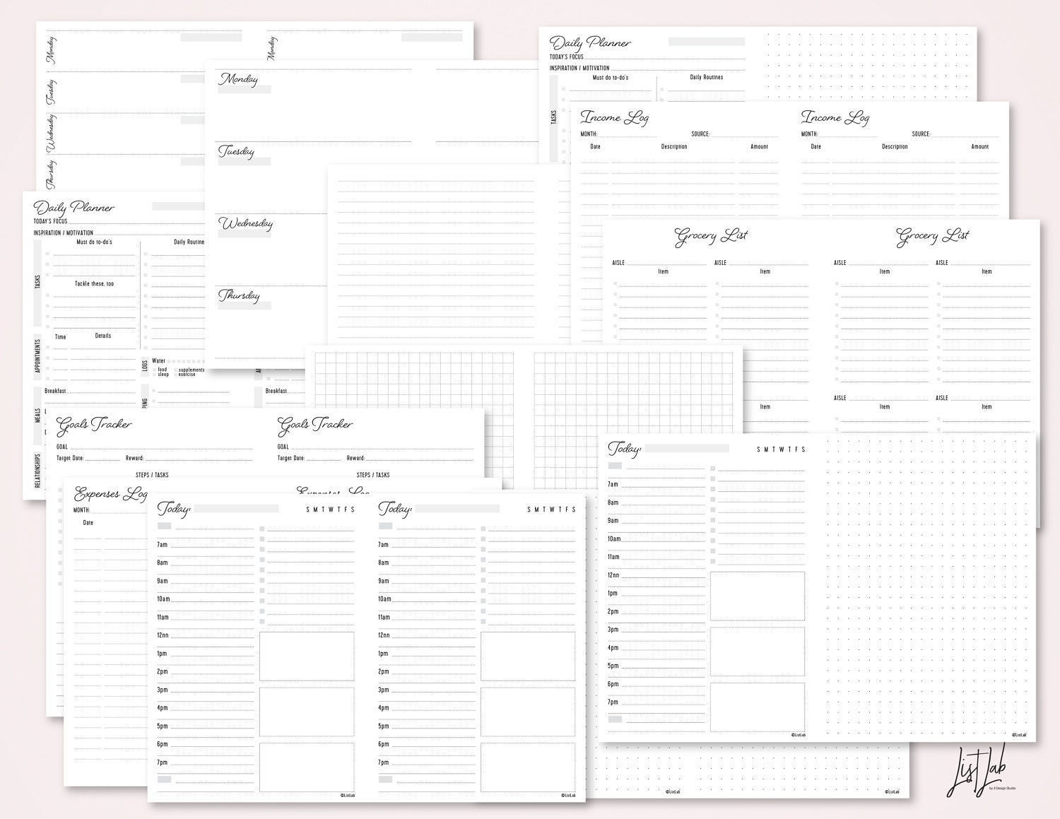 B6 Size Traveler's Notebook COMPLETE Inserts Bundle - Etsy