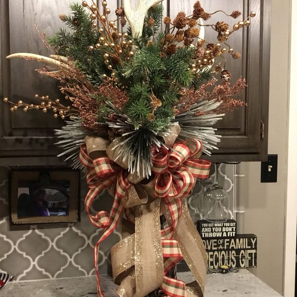 Rustic Tree Topper - Etsy