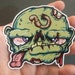 Gross Zombie Sticker - Etsy