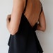 Black Backless Camisole Tank Top. Backless Top. Boho Singlet Tank Top ...
