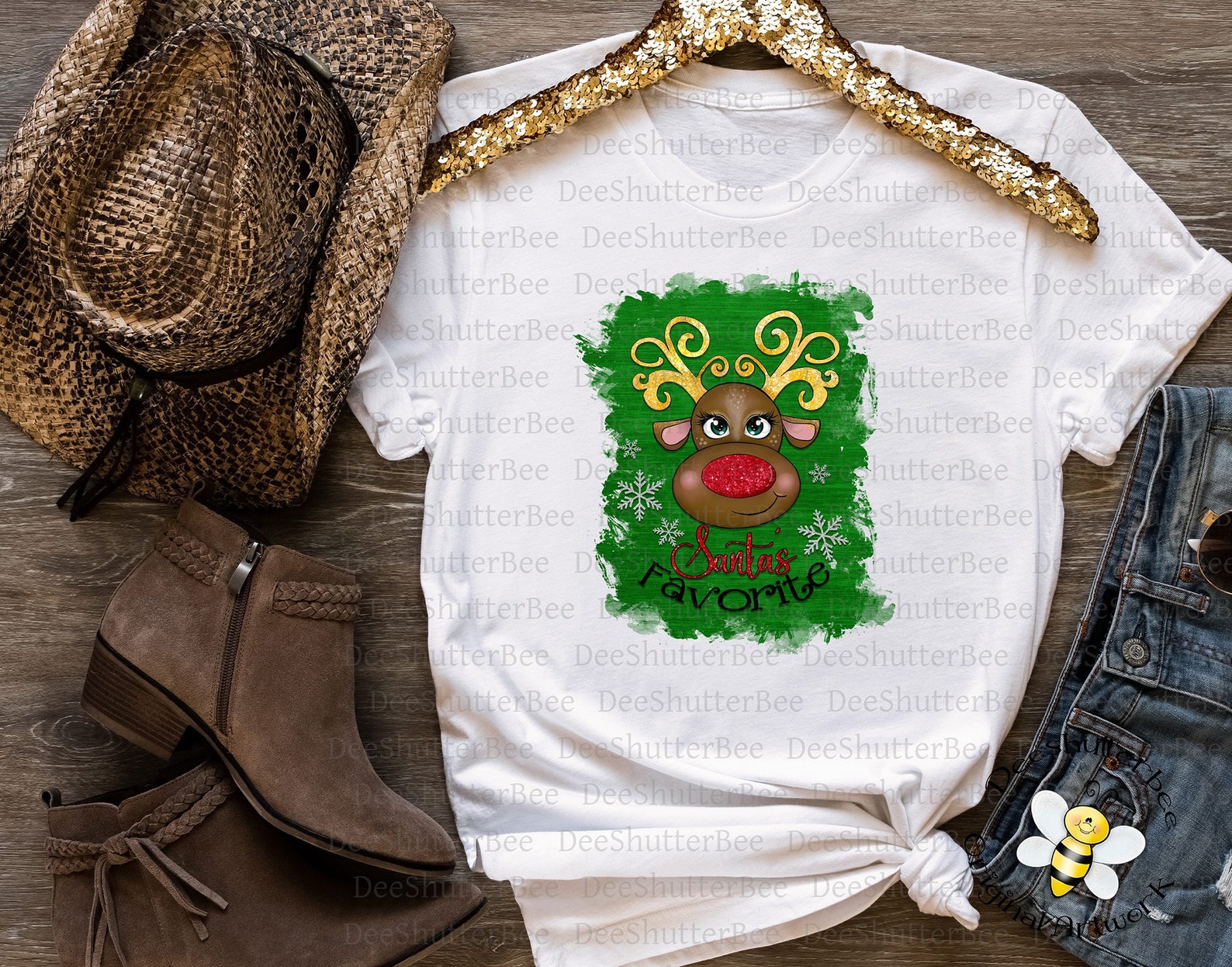 Santa's Favorite Christmas Reindeer Sublimation, Deer Digital, PNG ...
