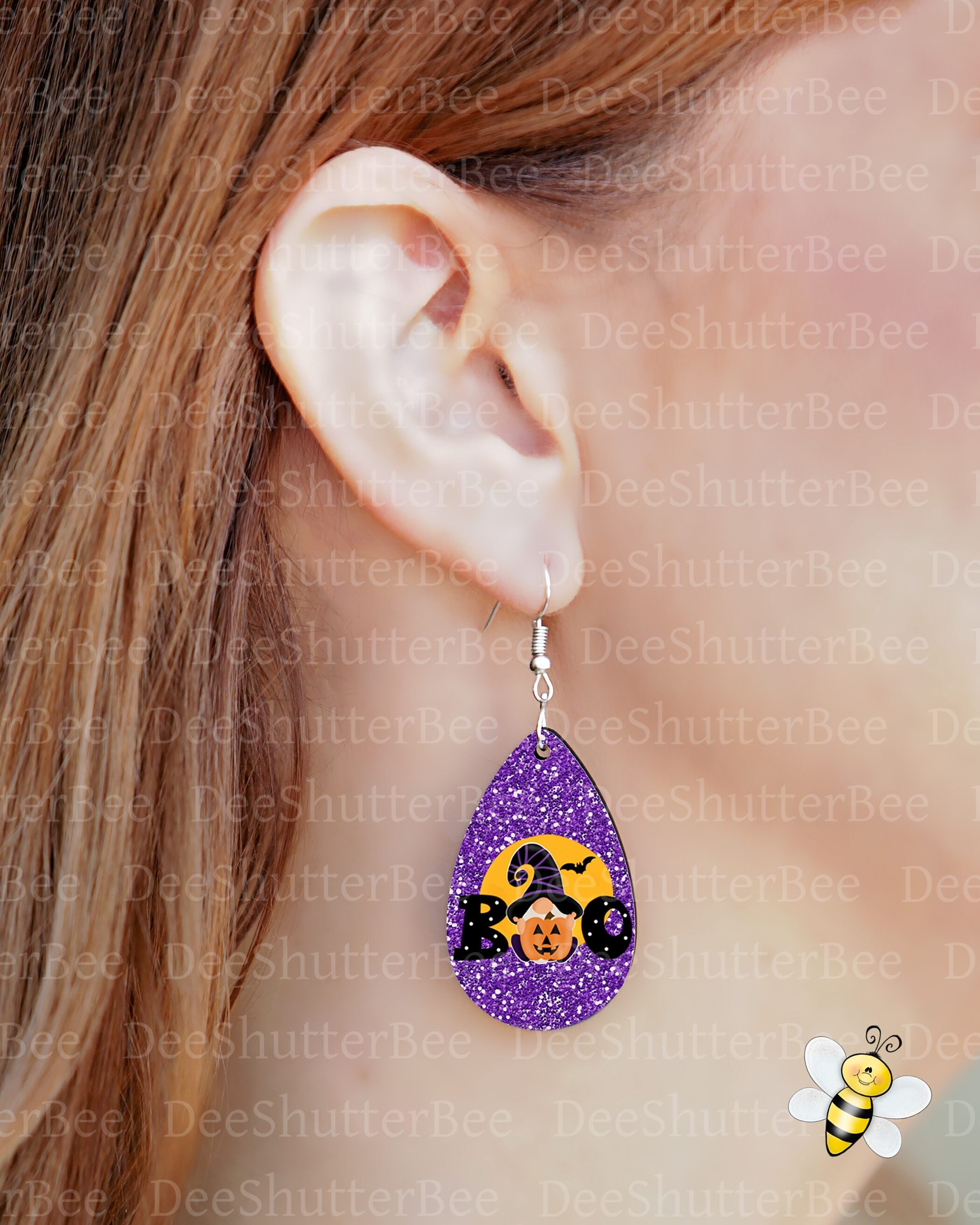 Sublimation Earring Mockup, Teardrop Earring Mockup, Layered PSD ...