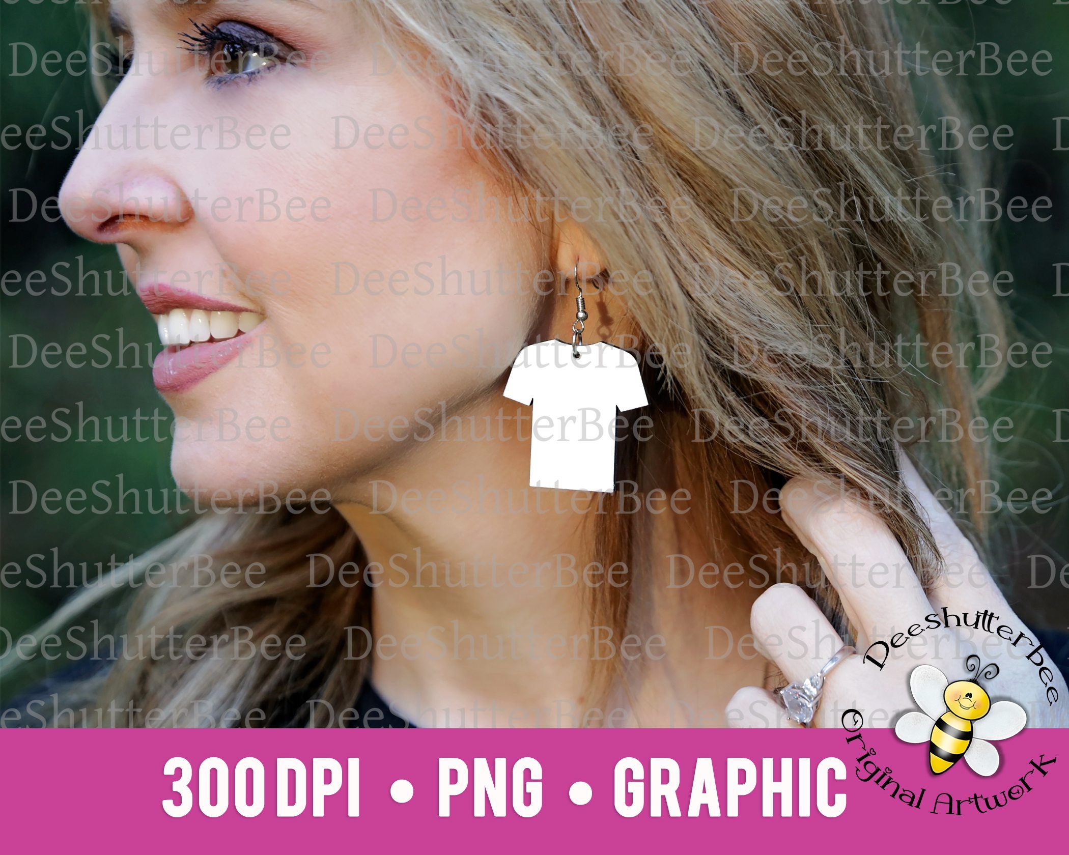 Sublimation Mockup Football Jersey Earring Mockup, PNG PSD Frame for ...