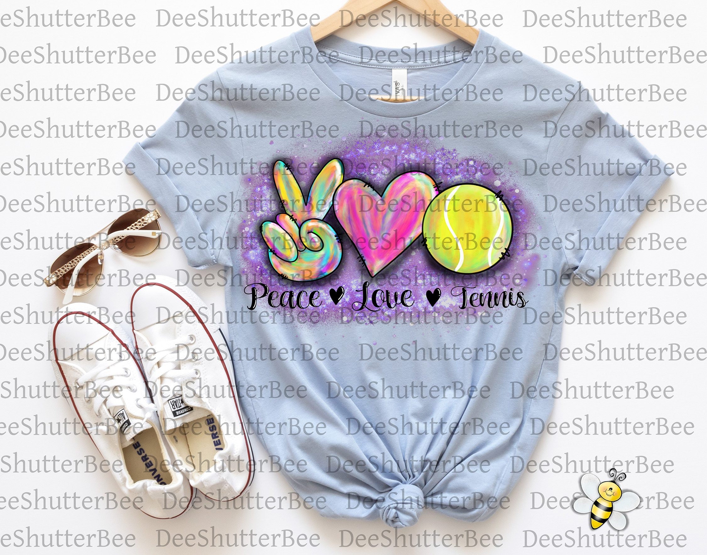 Peace Love Tennis, Sublimation Graphic, Sports, Mom, Tennis Mom, Png ...