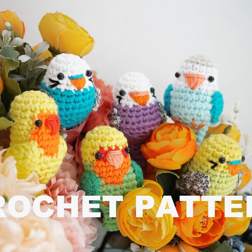 Parakeet Budgie Love Bird PATTERN PDF - Etsy