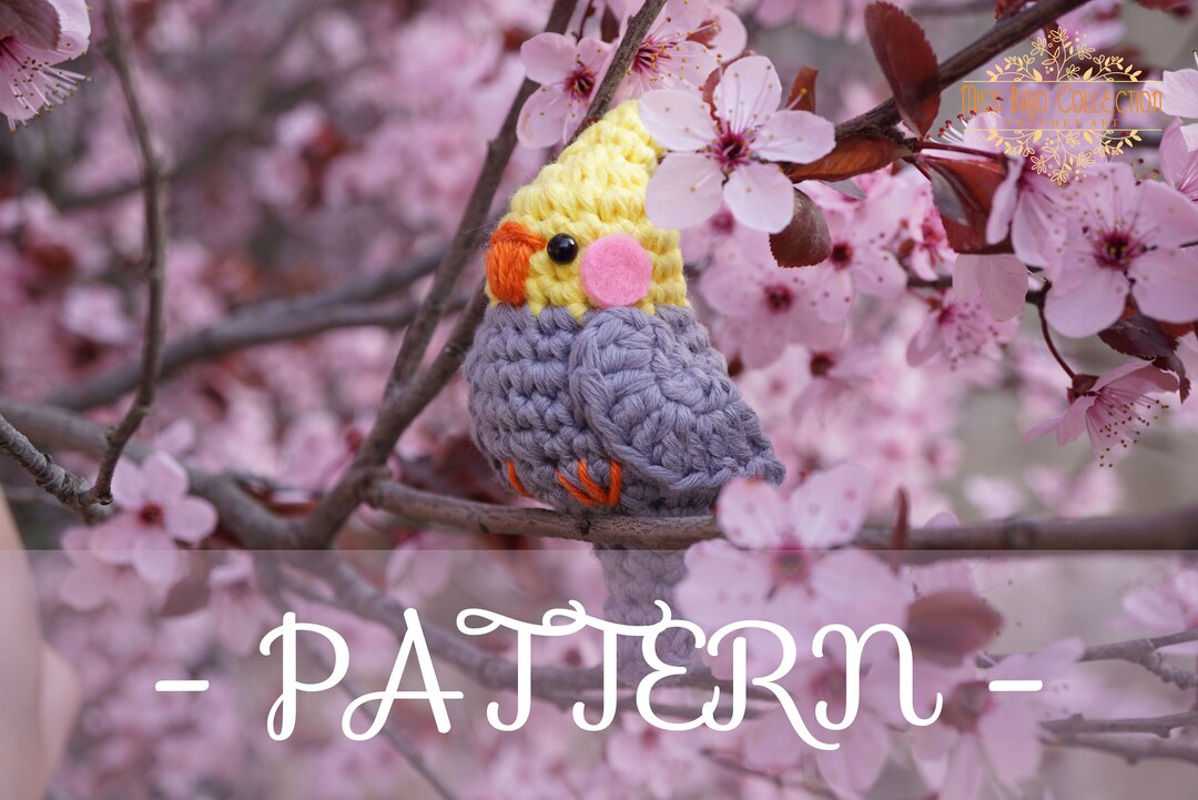 Cockatiel Crochet Bird PATTERN PDF - Etsy