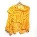 Crochet Shawl Bright Sunny Yellow, Large Floral Pattern - Etsy