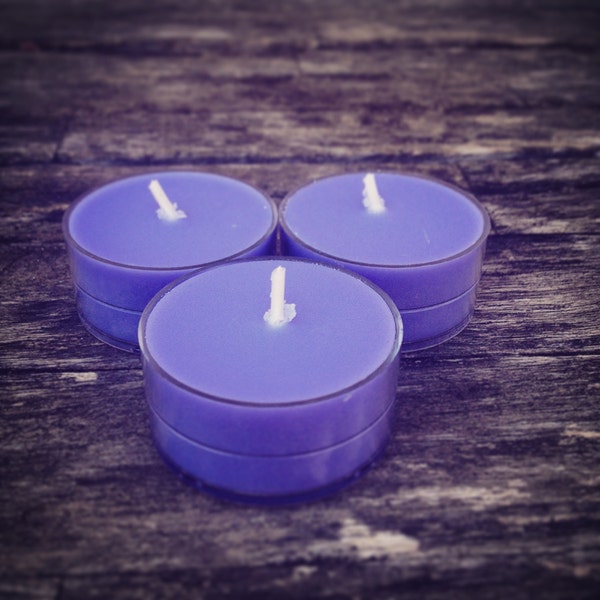 Purple Tea Lights - Etsy
