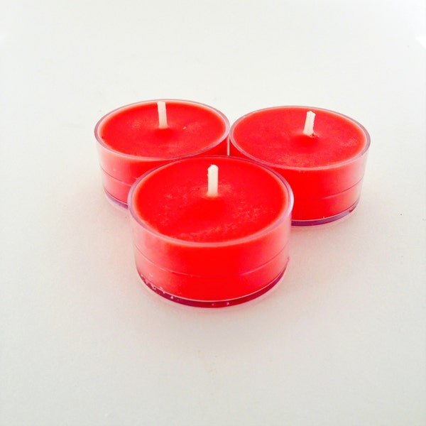 Red Tea Lights - Etsy