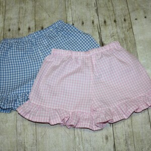 Gingham Many Colors Ruffle Shorts Baby Toddler, Girls Size 3m, 6m, 9m ...