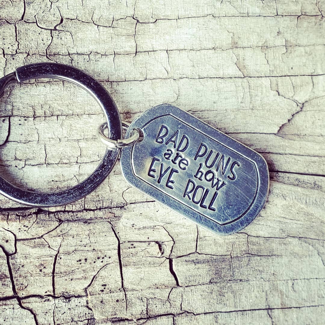 Funny Keychain; Bad Puns; Dad Jokes - Etsy
