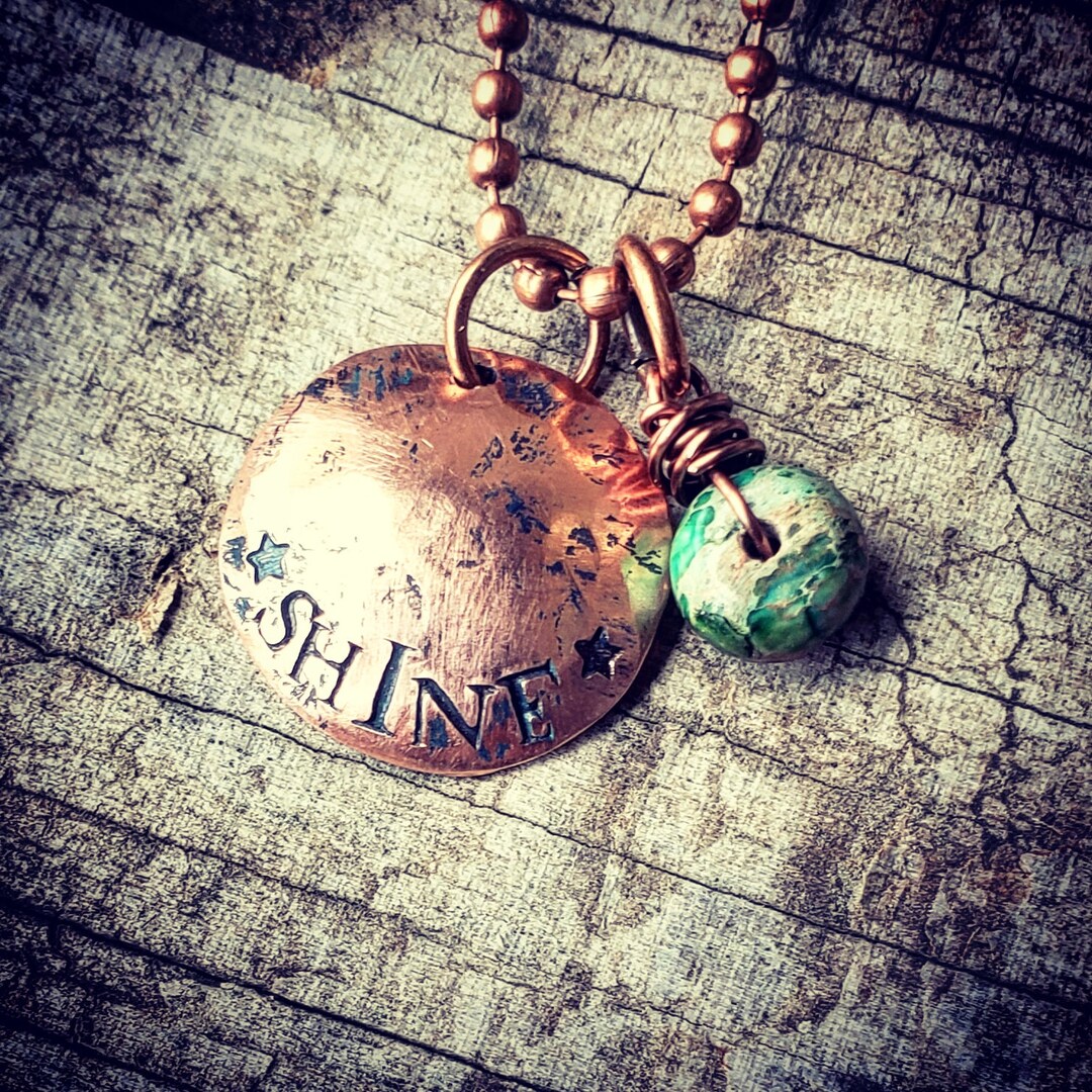 Shine Copper Necklace, Custom Necklace - Etsy