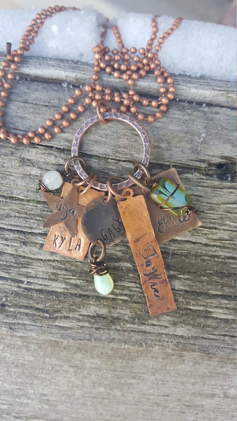 Copper Mother Necklace - Etsy