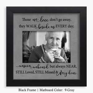 Bereavement Frame, Loss of Loved One, Grief and Mourning, Sympathy Gift ...