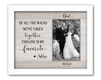 Father of the Bride Picture Frame - Etsy