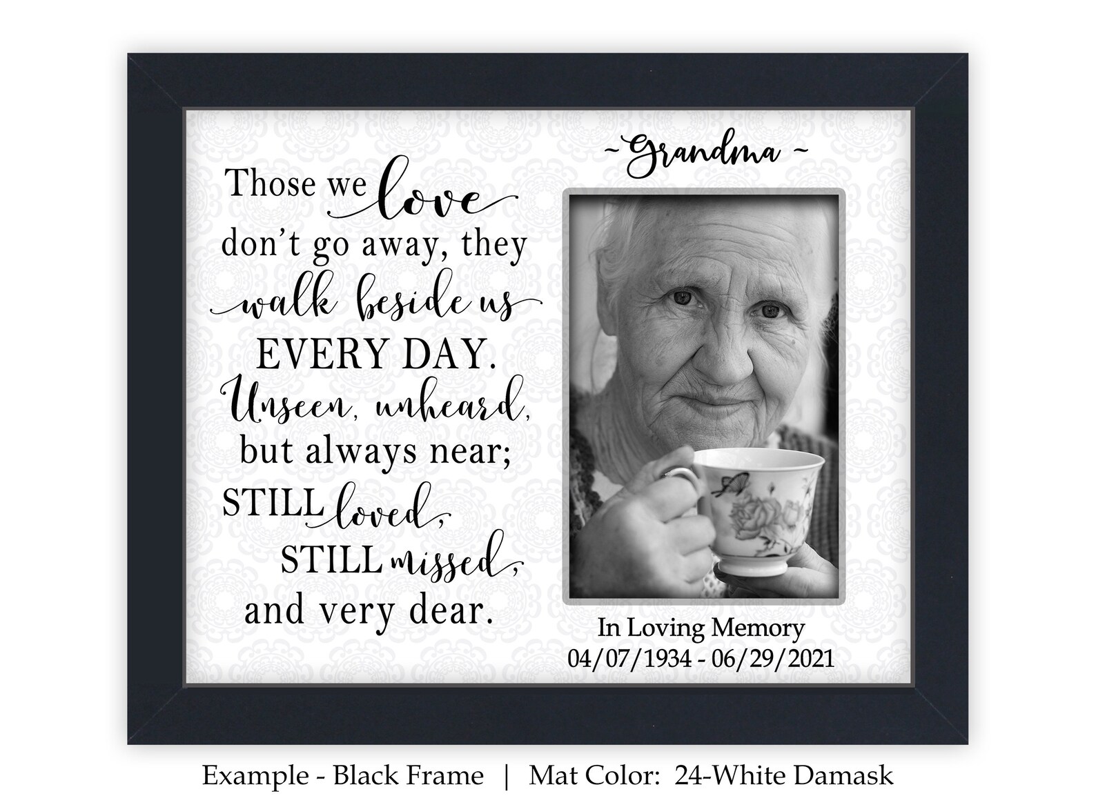 Condolence Picture Frame Remembrance Gift Funeral - Etsy
