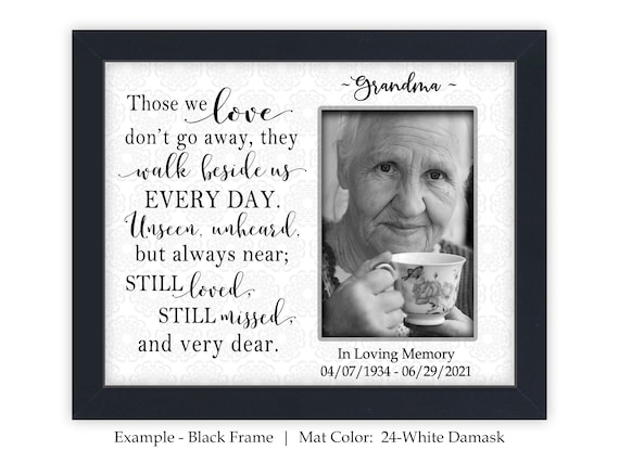 Condolence picture frame remembrance gift funeral | Etsy