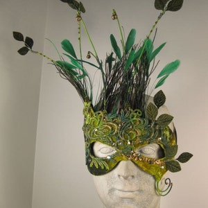 Green Masquerade Mask//masquerade Mask Green//mask Masquerade//mens ...