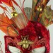 Red Wing Costume Mask Orange Masquerade Mask Bee Costume - Etsy