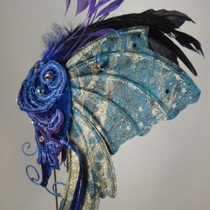 Blue Masquerade Headpiece//masquerade Headpiece Blue// Masquerade ...
