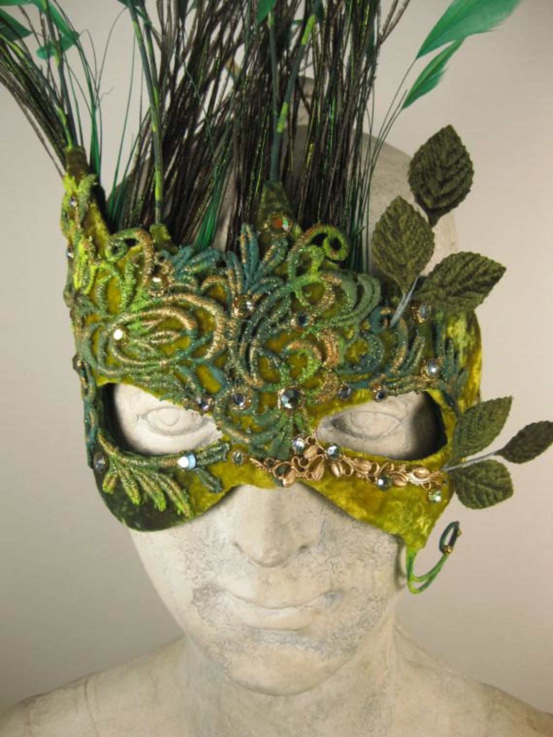 Green Masquerade Mask//Masquerade Mask Green//Mask | Etsy