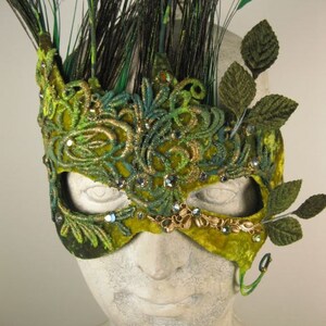 Green Masquerade Mask//masquerade Mask Green//mask Masquerade//mens ...