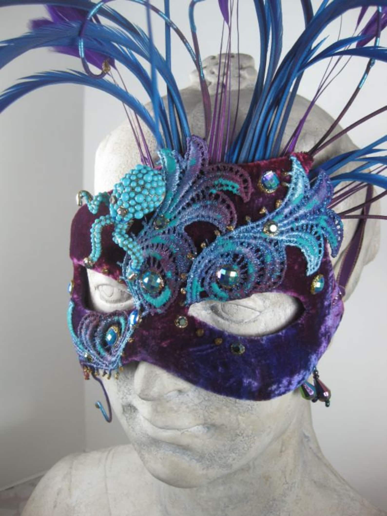 Masquerade Mask Purple//purple Masquerade Mask//masquerade - Etsy