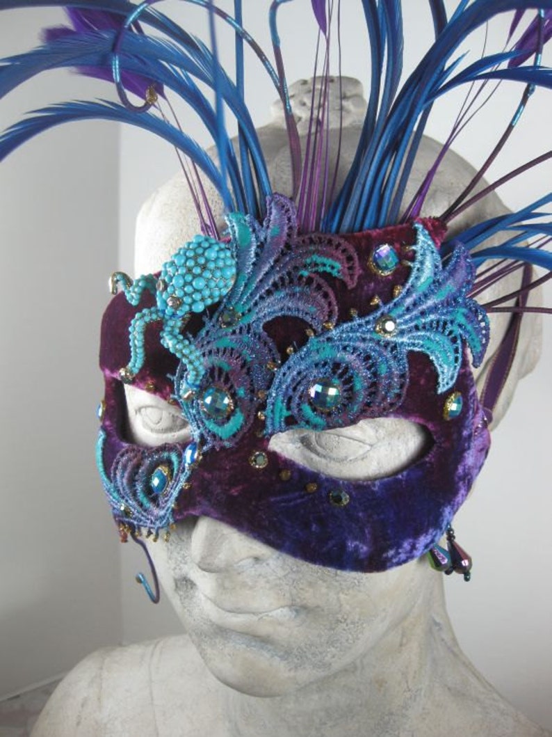 Masquerade Mask Purple//purple Masquerade Mask//masquerade - Etsy