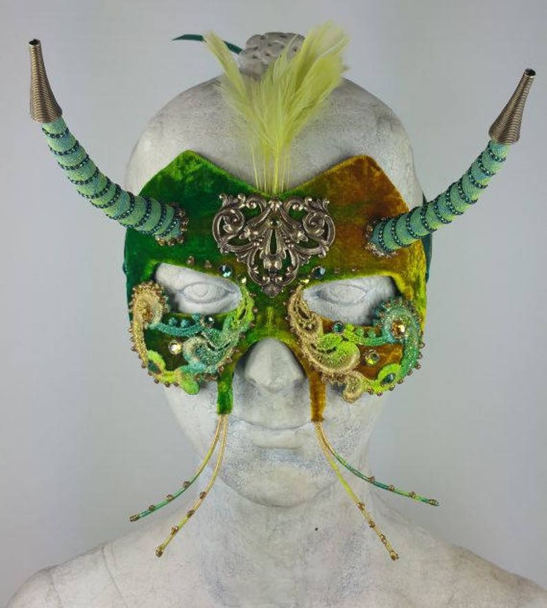 Green Masquerade Mask//masquerade Mask//mask | Etsy