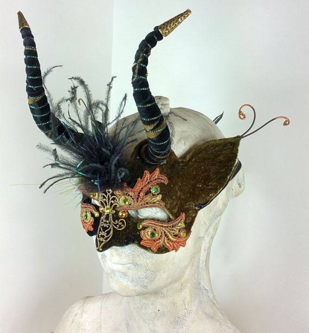 Pan Masquerade Mask//masquerade Mask Pan//masquerade - Etsy