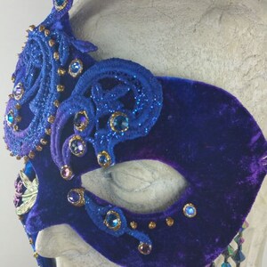 Masquerade Mask Blue//blue Masquerade Mask//mens Masquerade Mask//mask ...