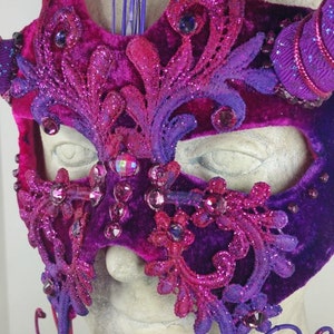 Purple Masquerade Mask//masquerade Mask Purple//masquerade Mask ...