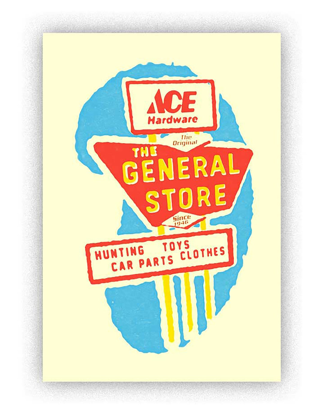 General Store Handmade Screen Print - Etsy