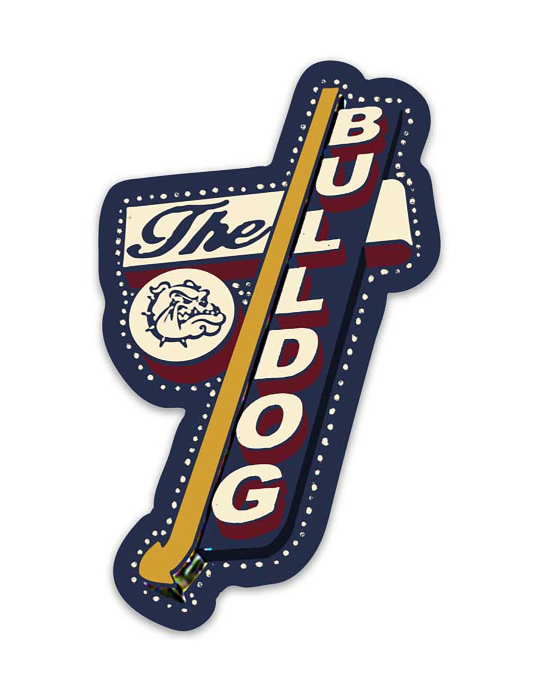 The Bull Dog Sticker - Etsy