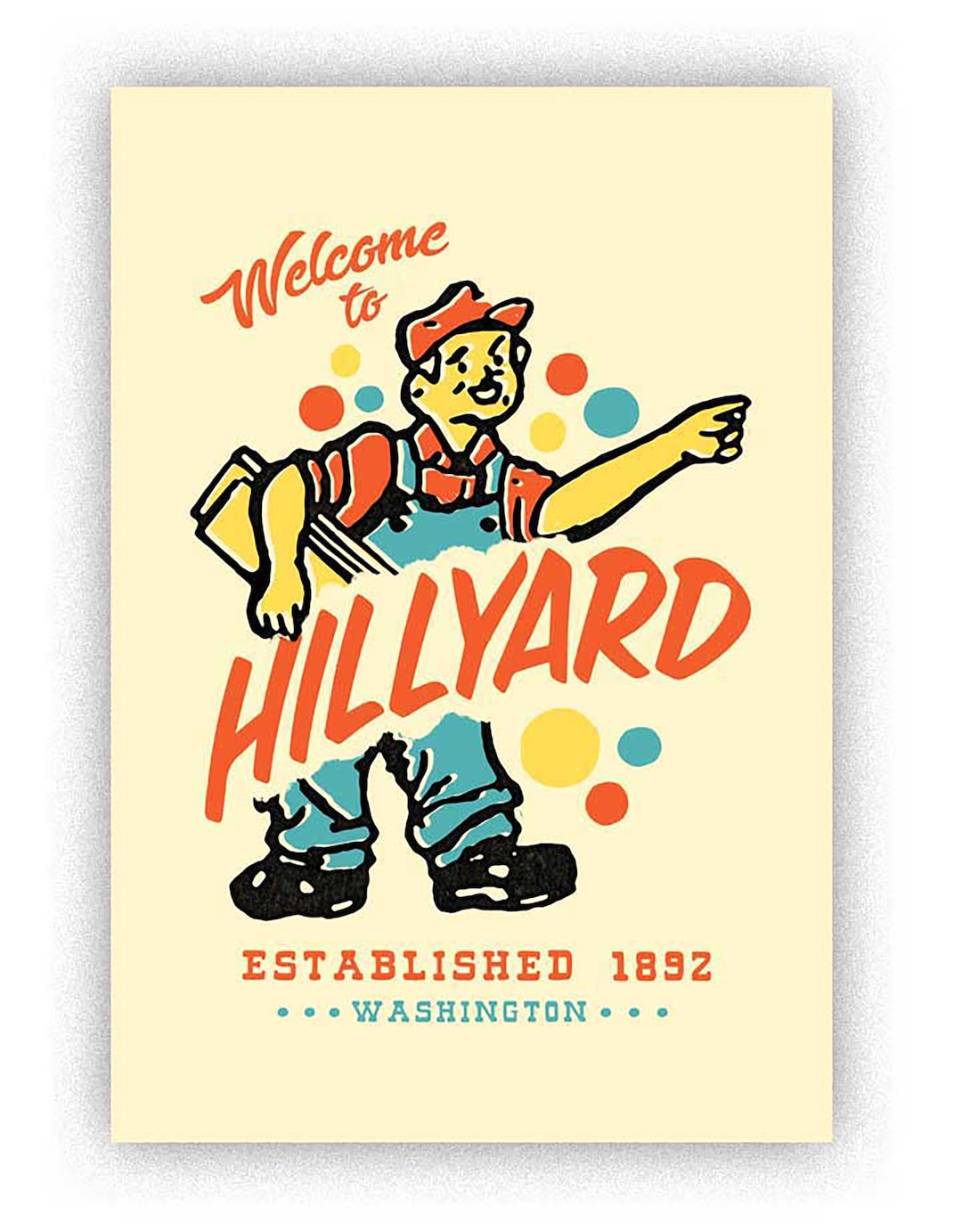 Hillyard Handmade Screen Print - Etsy