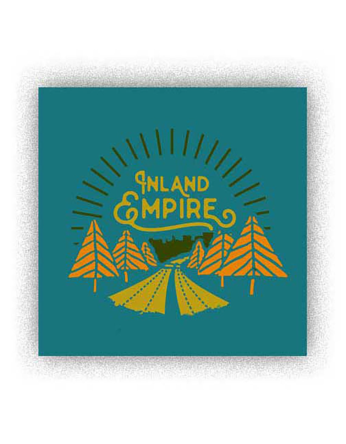 Inland Empire Handmade Screen Print - Etsy
