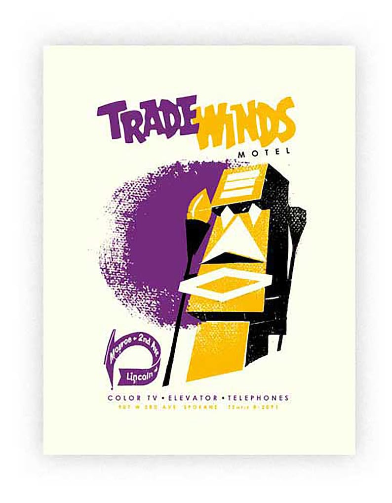 Trade Winds Motel Handmade Screen Print - Etsy